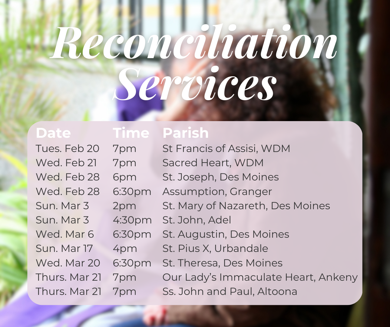 Living the Lenten Season